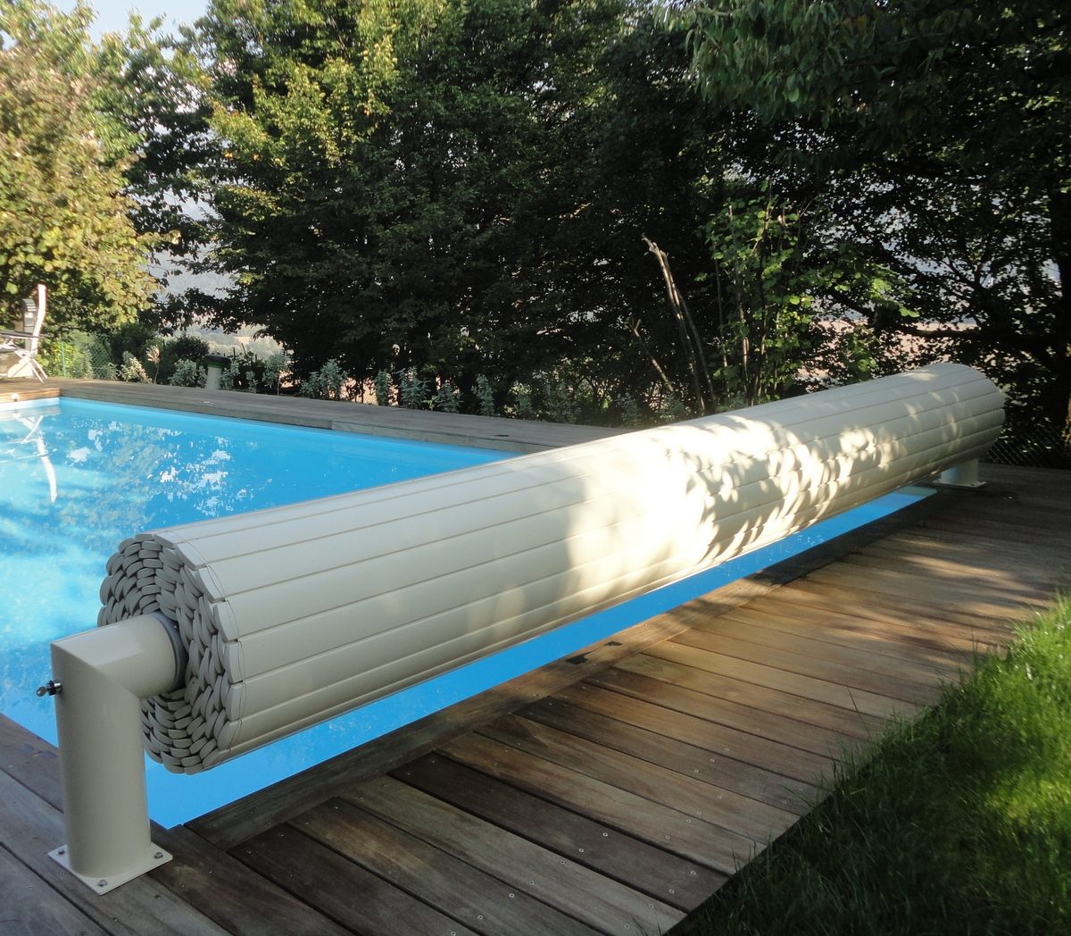 Couvertures piscine automatiques, rideau de piscine électrique